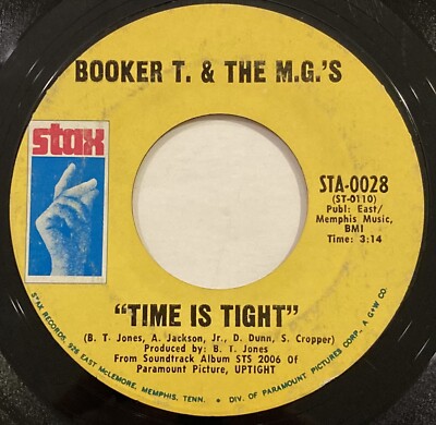 Booker T. & The M.G.'s – Time Is Tight / Johnny, I Love You – Stax ...