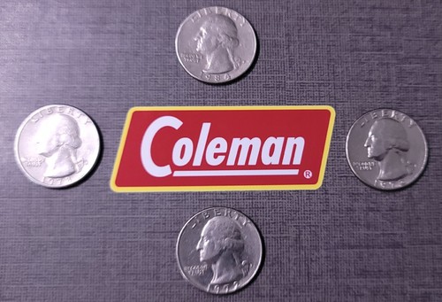 Coleman Lantern Sticker "YELLOW BORDER" V1 Edition. (Collectible ...