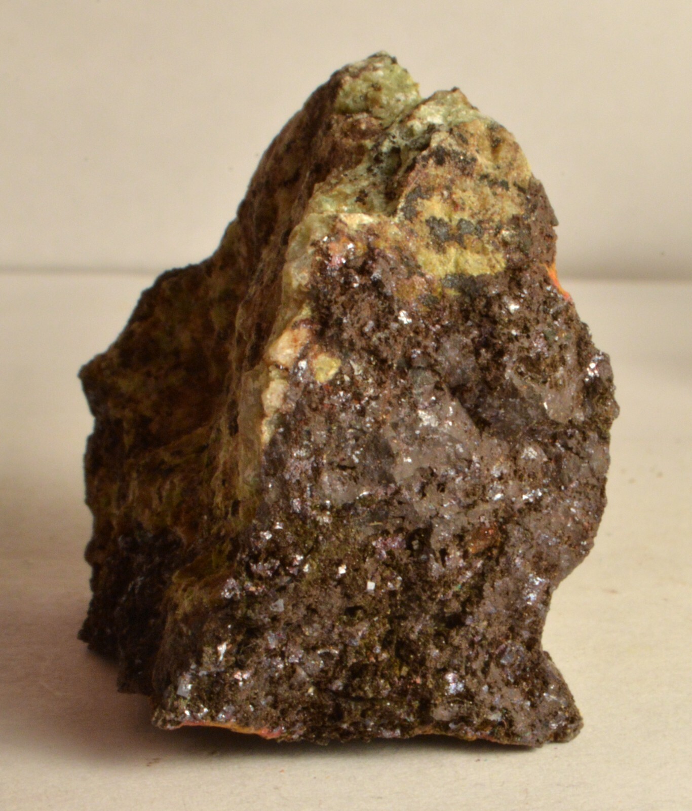 #7058 2 Minerals: Bornite on Calcite & Covellite on Tactite - Utah | eBay