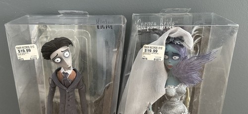 McFarlane Corpse Bride Emily & Victor 12" Dolls Hot Topic NIB 2005 Tim ...