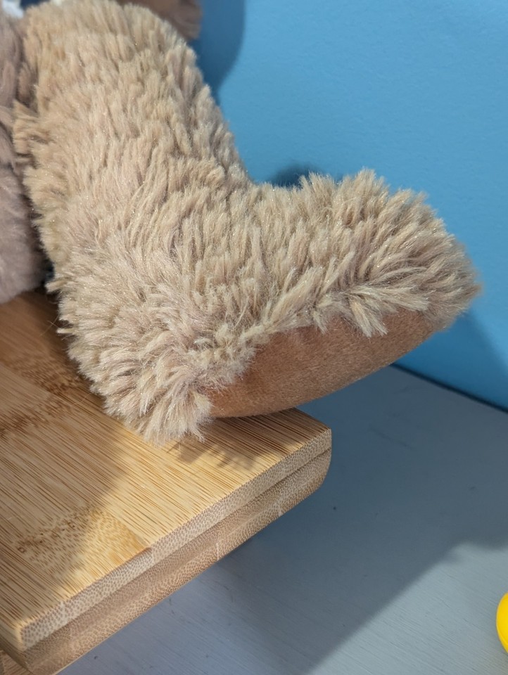 Hudson Bay Company Teddy Bear 11" Plush Brown w/ Sweater HBC Stripes ...
