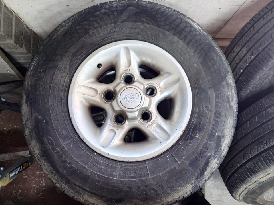 Genuine 16 Inch LAND ROVER DEFENDER Alloy Wheels & Tyres | eBay UK