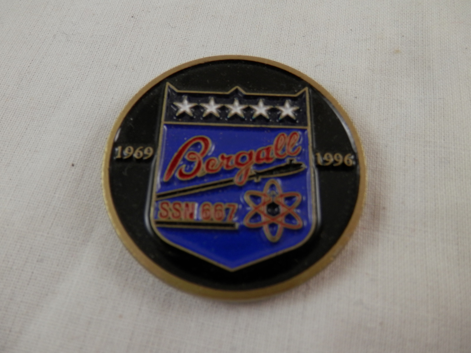 United States Pride Runs Deep Submarine Service Bergall SSN 667 ...