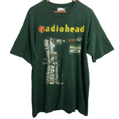 Radiohead band Forest Green T shirt classic style Basic tee Unisex ...