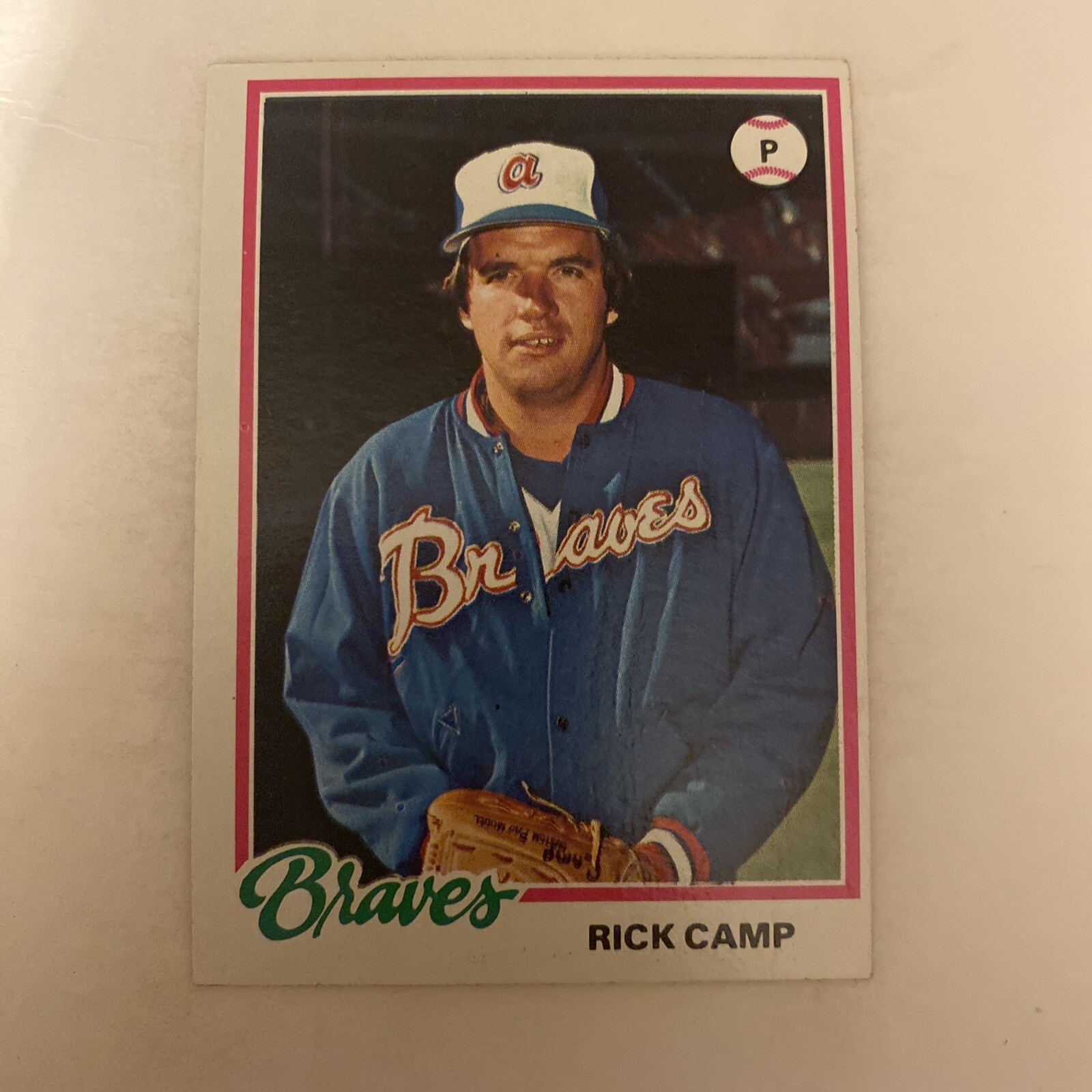 1978 Topps Baseball Rick Camp Atlanta Braves Card #349 | eBay