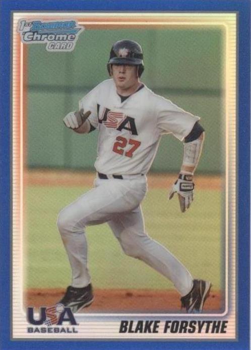 2010 Bowman Chrome - USA Team Blake Forsythe #USA-BC7 Blue Refractor ...