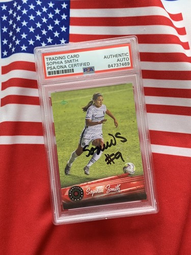 PSA 2021 ParkSide SOPHIA SMITH RC PSA/DNA AUTOGRAPH Rookie Auto ⚽️2023 ...