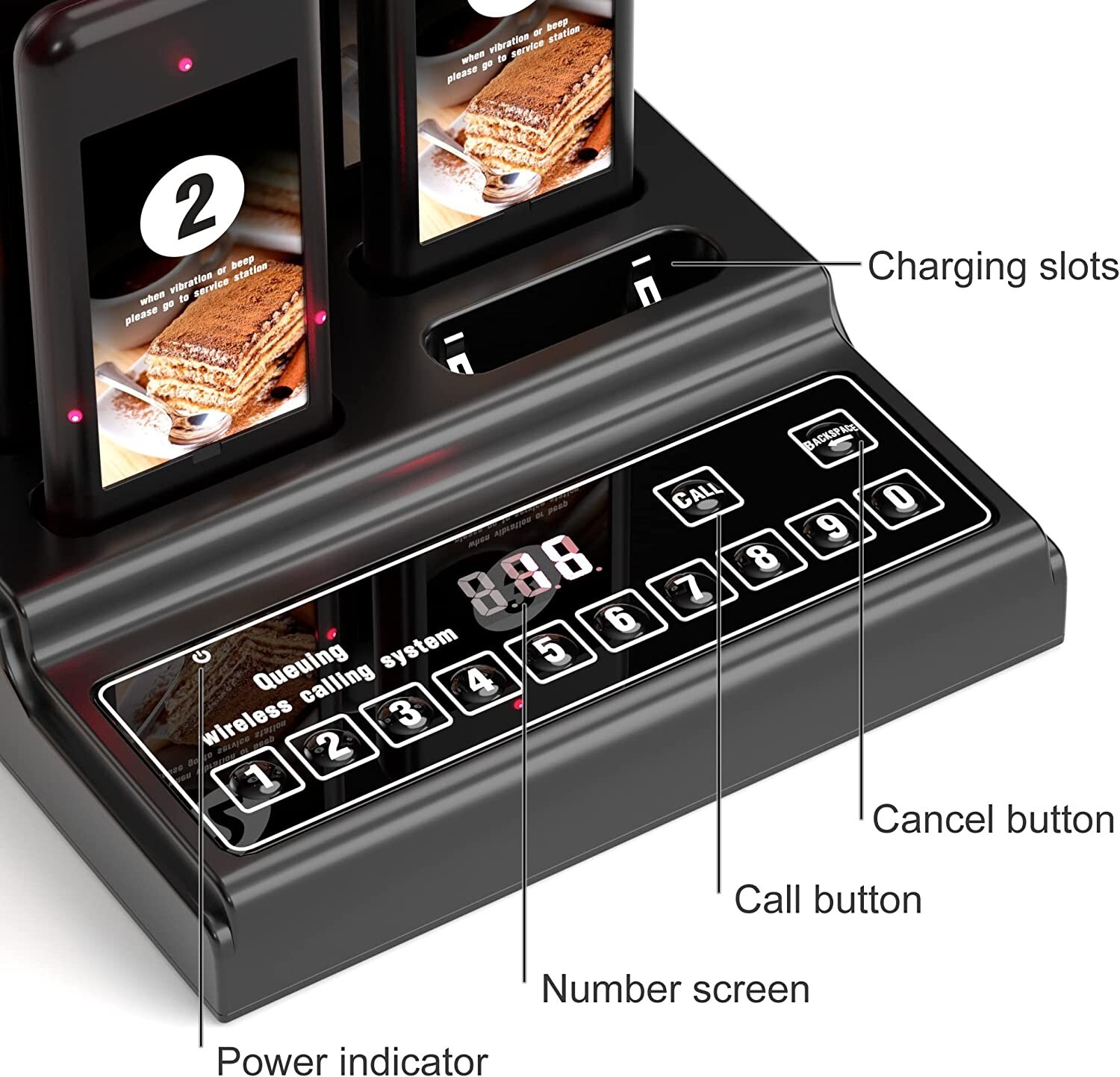 20 Restaurant Coaster Pager Wireless Paging Queuing Calling System w ...