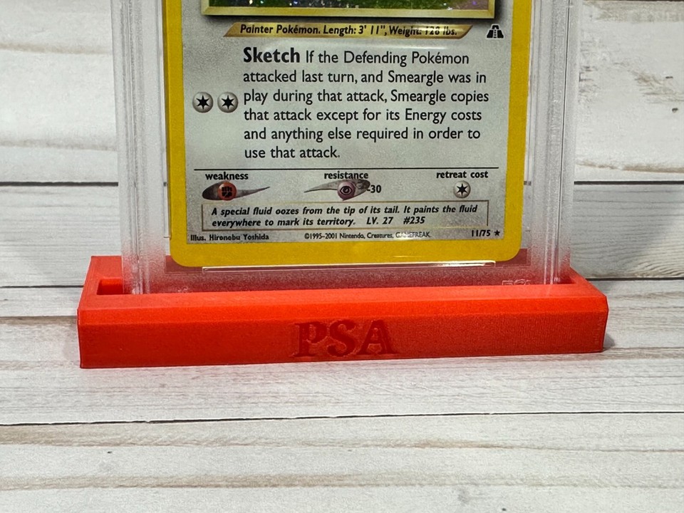 PSA Card Stand for PSA Graded Trading Cards/Sports Cards Pokemon | eBay