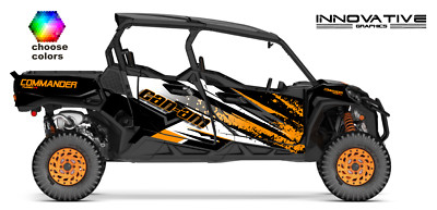 Can am Commander XTP 1000R MAX DPS 2022 Graphics stickers 12mil ...