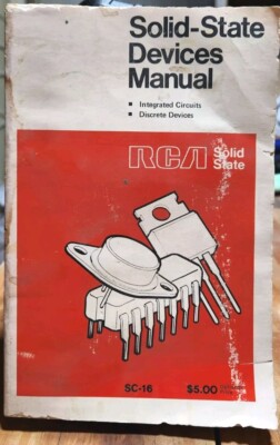 RCA Solid State Devices Manual SC-16 IC & Discrete Devices 1975 | eBay