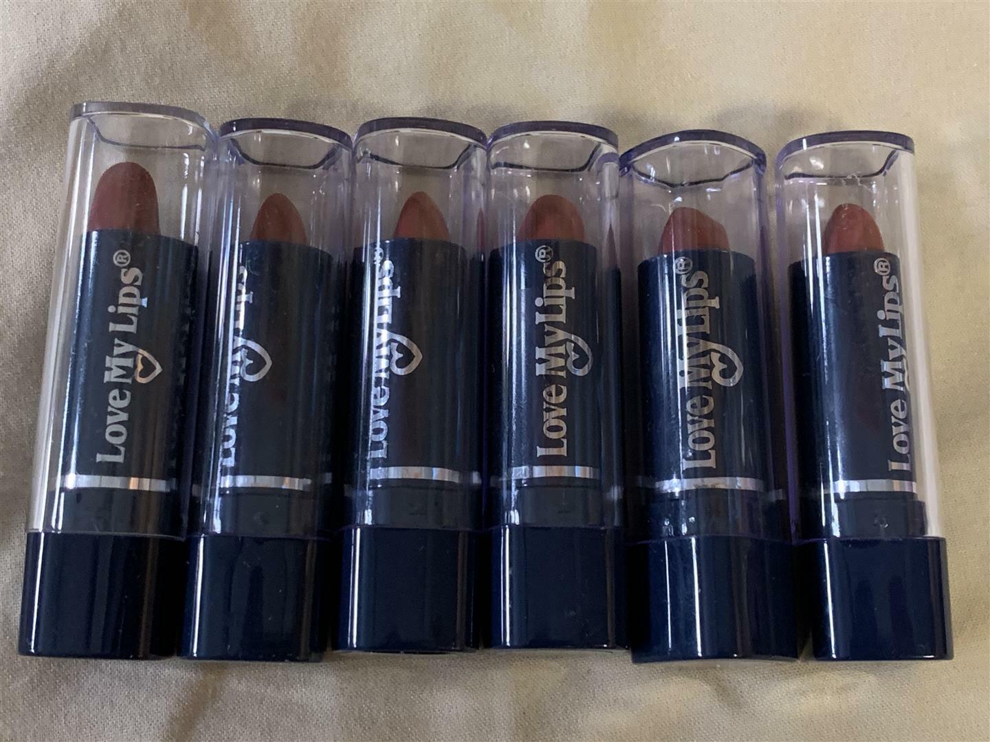 Lot of 6 Bari Cosmetics LOVE MY LIPS Lipstick: COCOA BEAN FROSTED #439 ...