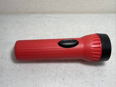 Vintage Eveready Red Plastic Flashlight Made In USA | eBay