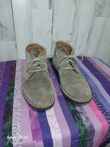 Vince Men Beige Crofton Chukka Lace Boot-Up Shoe Sz 44/US 10 | eBay