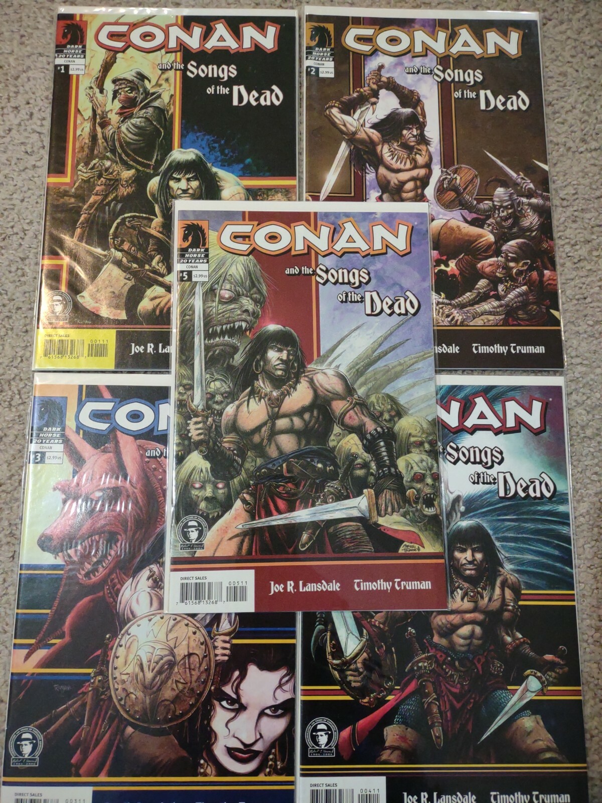 Conan and the Songs of Death Comic books - Set of 5 | eBay