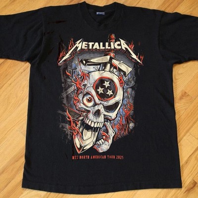 2025 M72 Tour T-Shirt Metallica Nashville Concert Exclusive Pop Up Tee ...