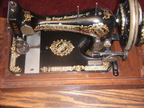 vintage Singer sewing machine 13 203 502-hand cranked | eBay UK