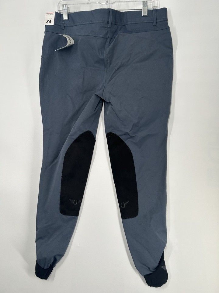 Tuff Rider Womens Pull On Breeches Riding Pants Charcoal Gray Size 34 ...