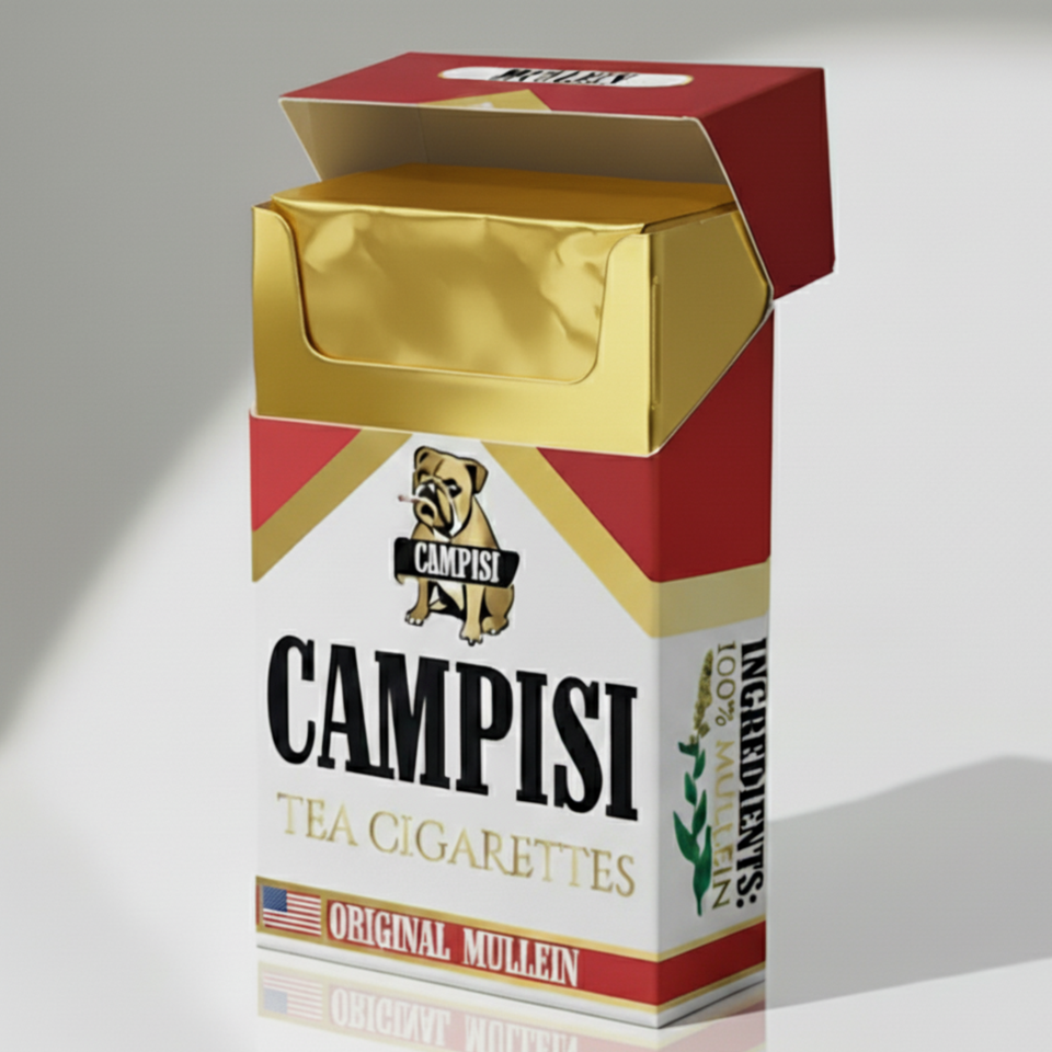 Campisi Original Mullein Tea, Nicotine Free, Tobacco Free, Cessation ...