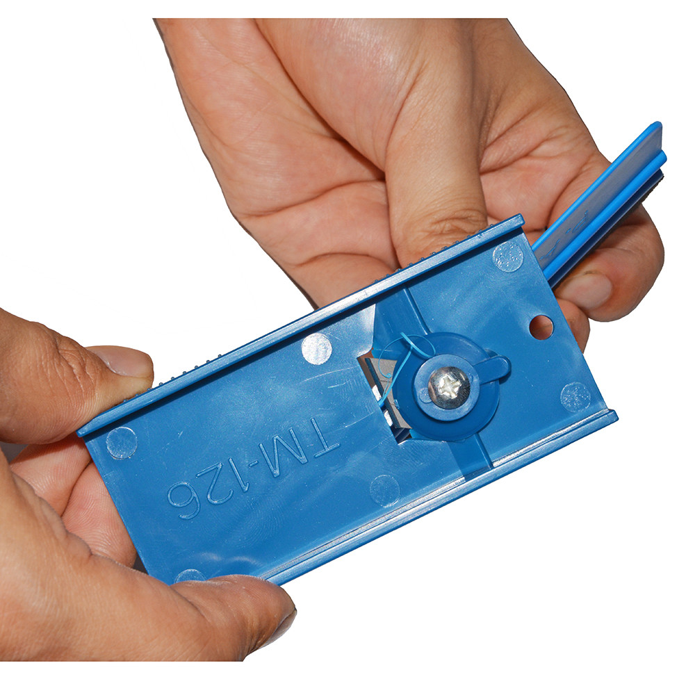 3 x Blue Card Squeegee Sharpener,Applicator Scraper Edge Trimmer ...