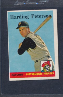 1958 Topps #322 Harding Peterson Pirates EX *1920 | eBay