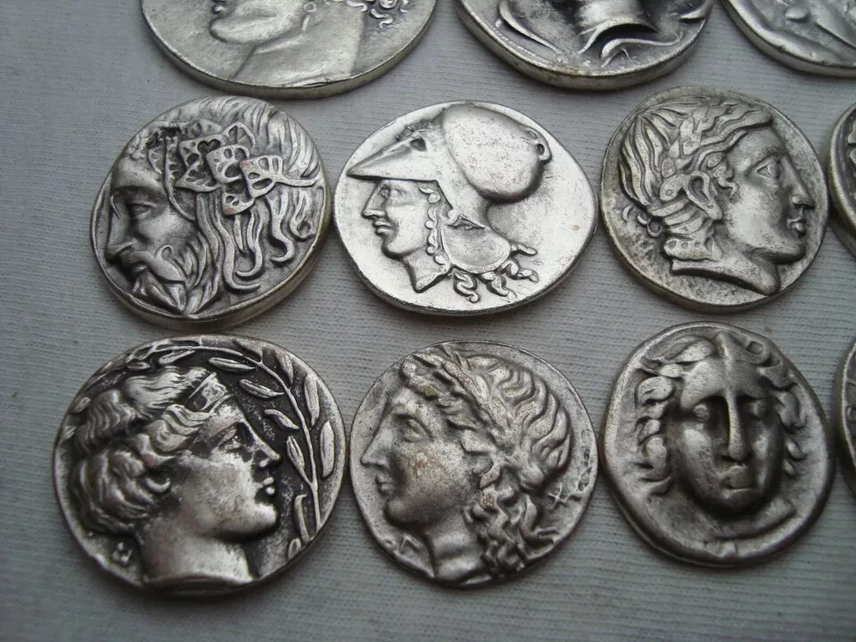 GREECE UNIQUE RARE HUGE LOT OF 16 ANCIENT GREEK COINS MUSEUM QUALITY | eBay