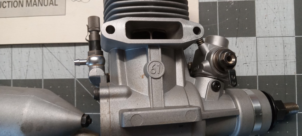 O.S. OS Max 61 FX RC Plane Airplane Engine Nitro Motor .61 w/ Prop ...