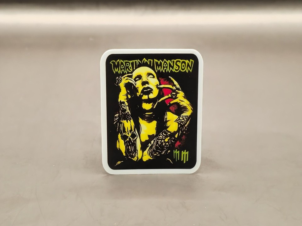 Marilyn Manson Inspired Stickers Gothic Alternative Rock Metal Decals ...