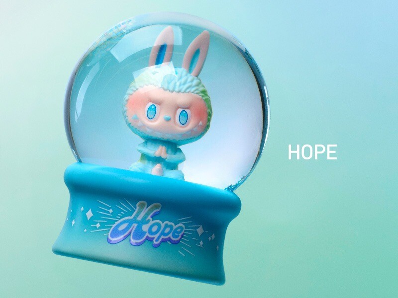 POP MART LABUBU THE MONSTERS Big into Energy Crystal Ball Assorted Box ...