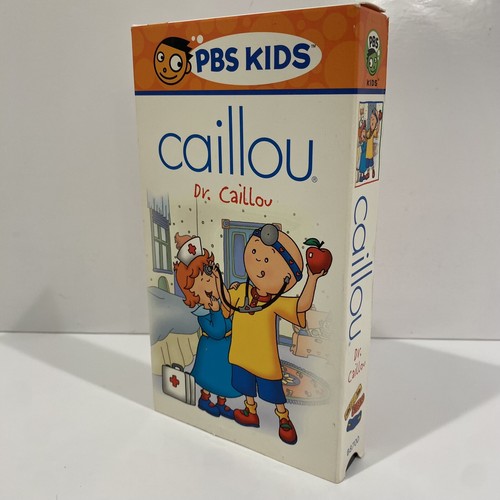 Caillou Dr. Caillou VHS 2002 Video Tape PBS Kids Classic Animated Kids ...