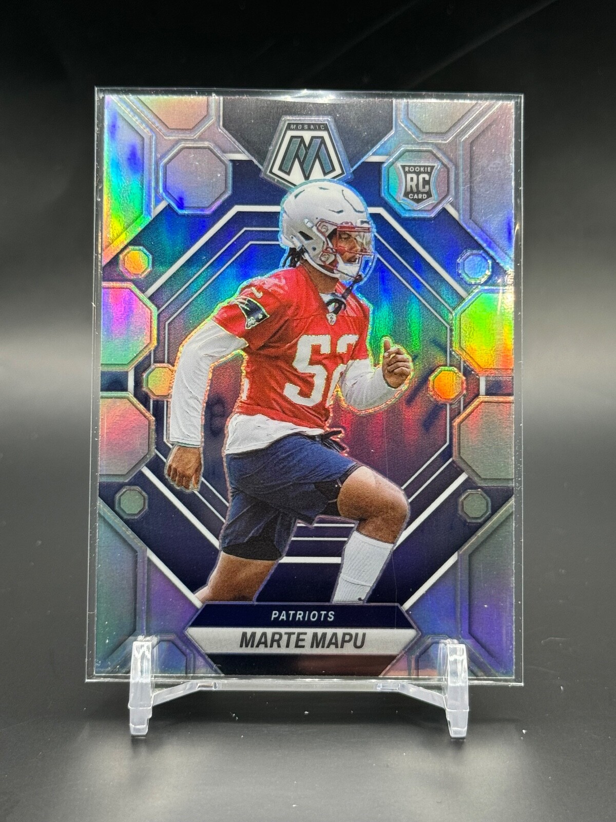 Marte Mapu [Silver] Rookie #345 2023 Panini Mosaic PATRIOTS | eBay