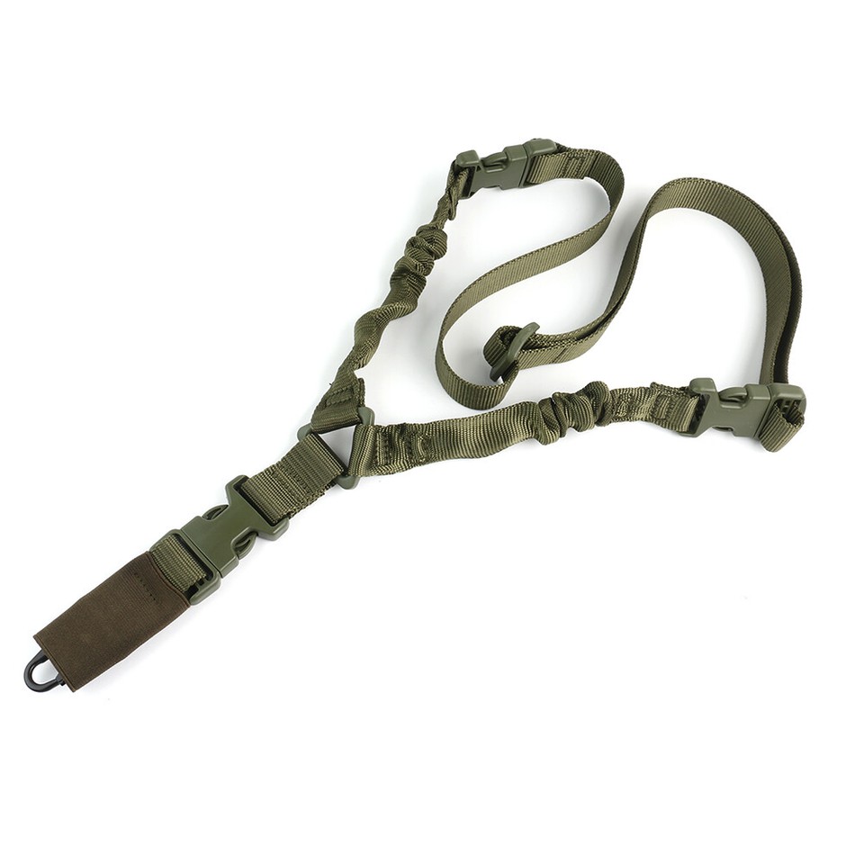 Tactical Single One Point QD Bungee Gun Rifle Sling + HK Clip ...