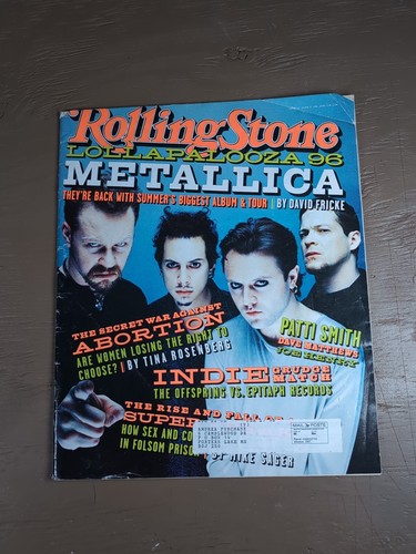Rolling Stone magazine #737 June 27 1996 Metallica | eBay
