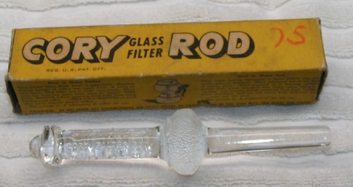 Vintage Cory Glass Filter Rod for your Coffee Pot in Original Box | eBay