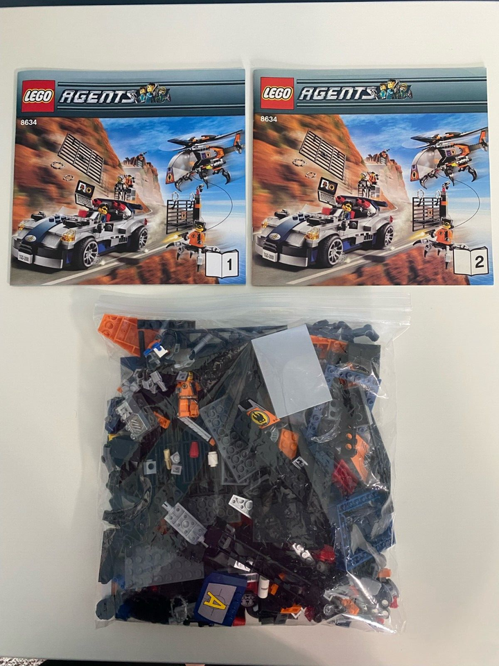 LEGO Agents: Turbocar Chase (8634) complete with original box and ...