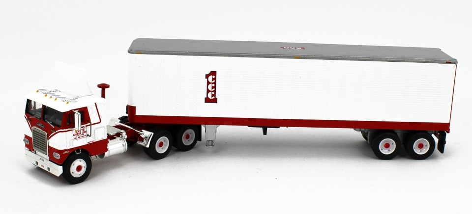 2023 DCP 1:64 *CRETE CARRIER CORP* White-Freightliner COE w/40' Vintage ...