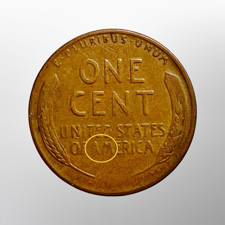 Extraordinary 1946 No Mint Mark Wheat Penny Errors on the Rim"L, IN, W ...