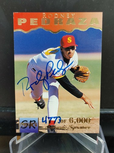 Rodney Pedraza RC 1995 Signature Rookies Preview AUTO #27 - /6000 ...
