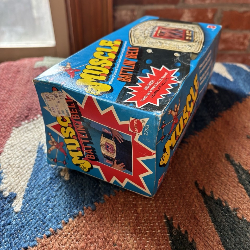 M.U.S.C.L.E. Battlin' Belt Box New Complete JC penny tag sealed | eBay