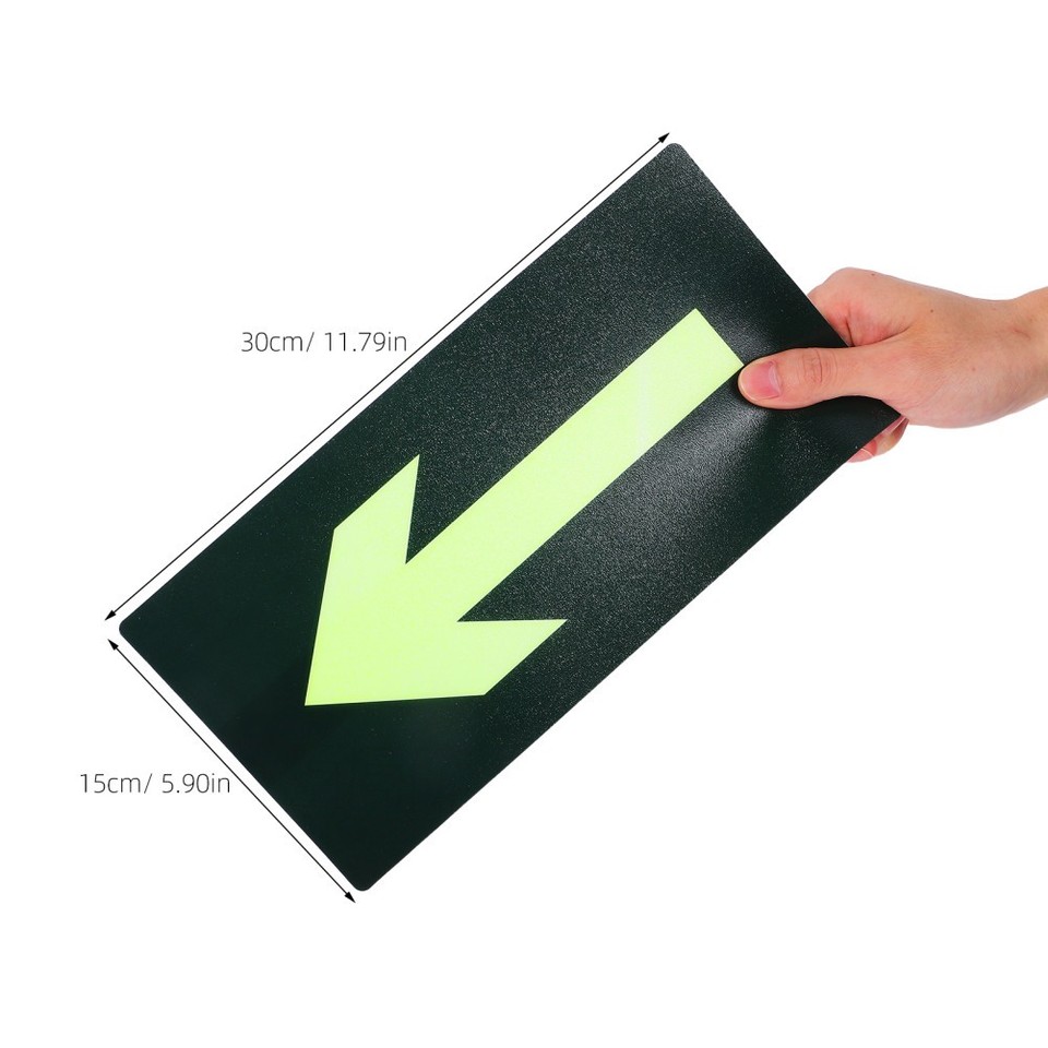 8 Pcs Fire Action Notice Sticker Emergency Exit Signs Evacuation ...
