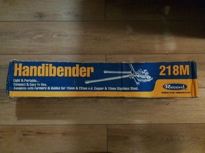 Record 218M Copper Pipe Bender Tool 15-22mm Handibender | eBay UK