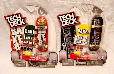 Tech Deck BAKER Series 4 & 5 ULTRA RARE x2 Finger Skateboard Sets by ...