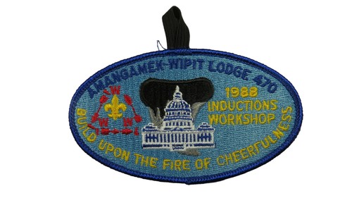 Amangamek-Wipit 470 National Capital Area MD 1988 Inductions Patch BLU ...