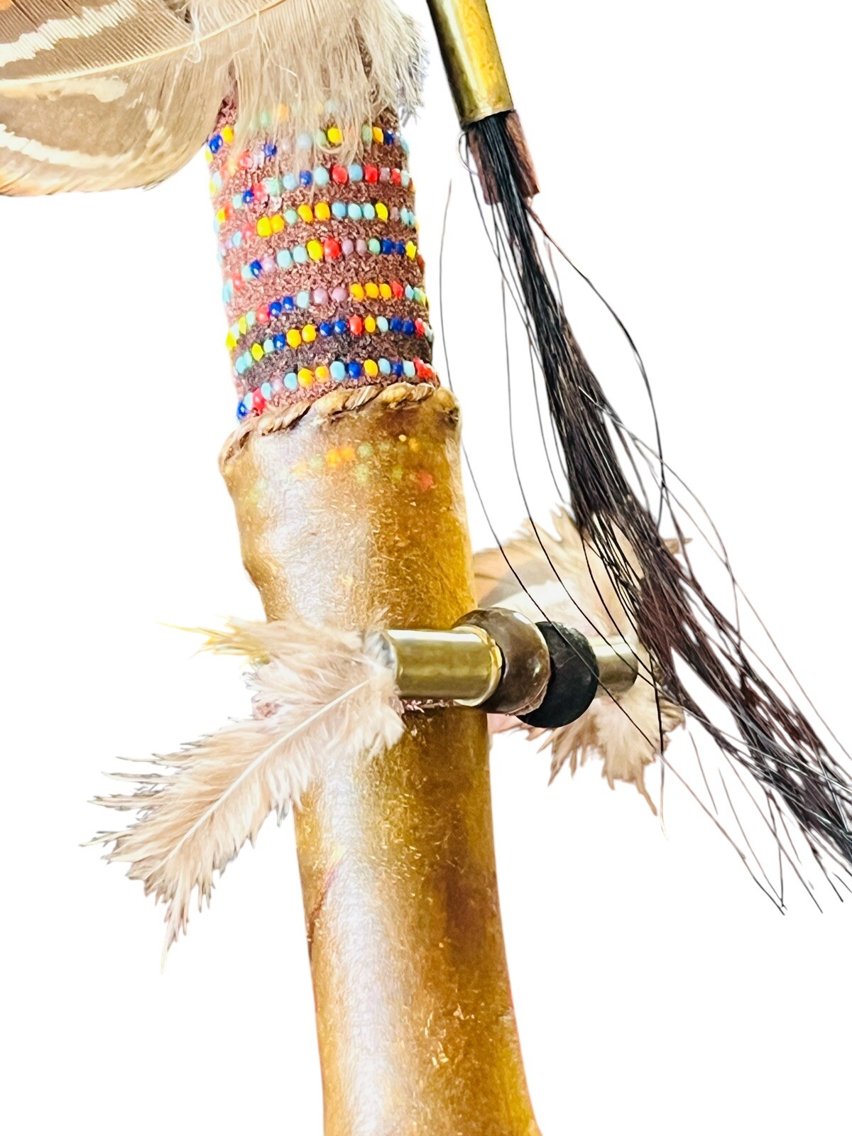 Native American Navajo Rawhide Turtle 13” Ceremonial Rattle By Larry ...