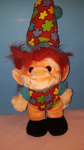 Trolio Trolls Stuffed Plush Red Hair Troll Lucky Vintage 1992 Chosun ...