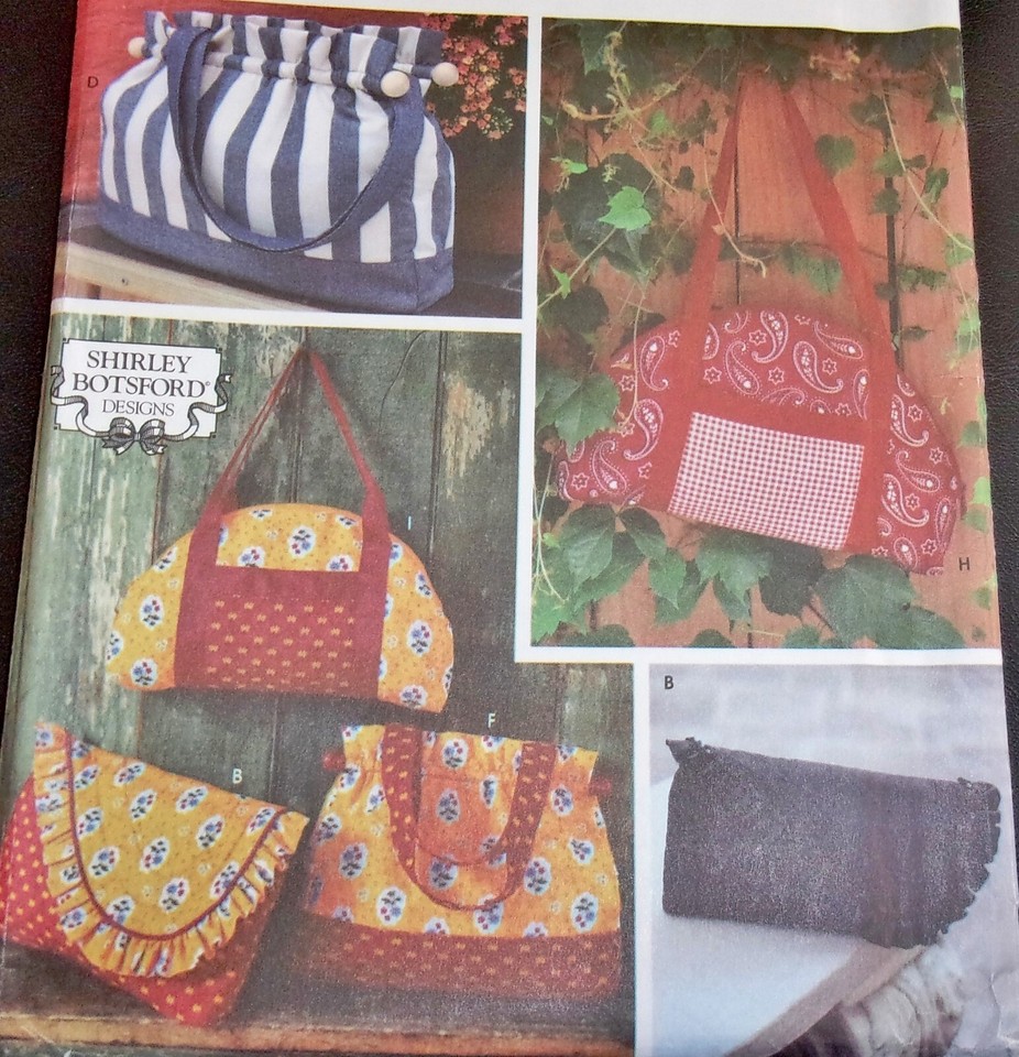 Simplicity Pattern 5812 Hand Bags Purses Slice Softie Envelope Handbags Uncut | eBay