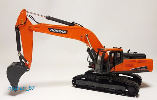 1:40 Diecast Doosan dx380-lc9c - EXCAVATOR-TRACK- Vehicle Model Collectible Car | eBay