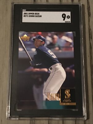 2001 Upper Deck #271 Ichiro Suzuki RC SGC 9 MINT 💎 Hit King 🔥 HOF Tough Grade | eBay