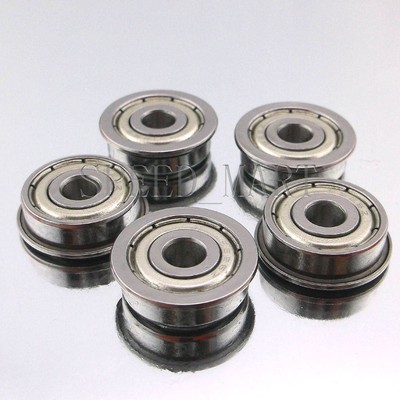 5 x F625zz Mini Metal Double Shielded Flanged Ball Bearings (5mm*16mm ...