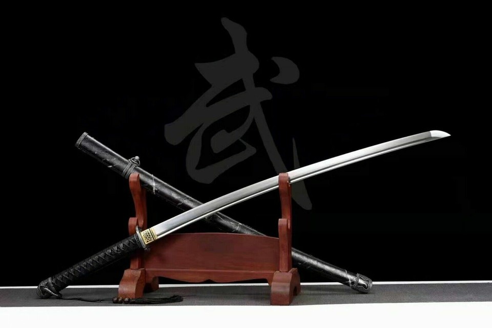 Battle Ready Japanese Tachi Sword 1095 Carbon Steel Full Tang Razor ...